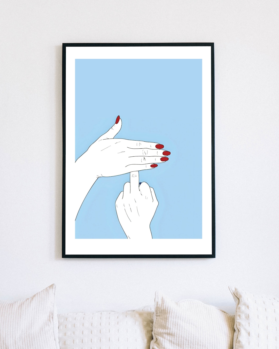 Hidden Middle Finger Poster digital Download - Etsy