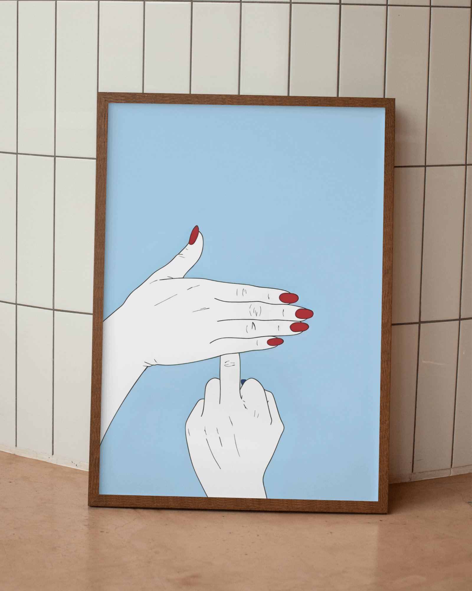Hidden Middle Finger Poster digital Download - Etsy