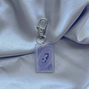 Uno Reverse Card Keychain - Etsy