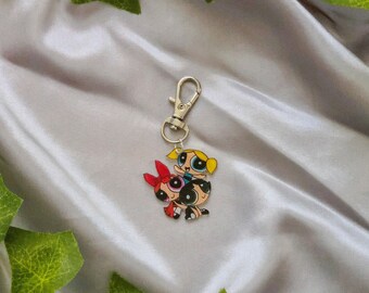 Powerpuff Girls Keychain | Etsy