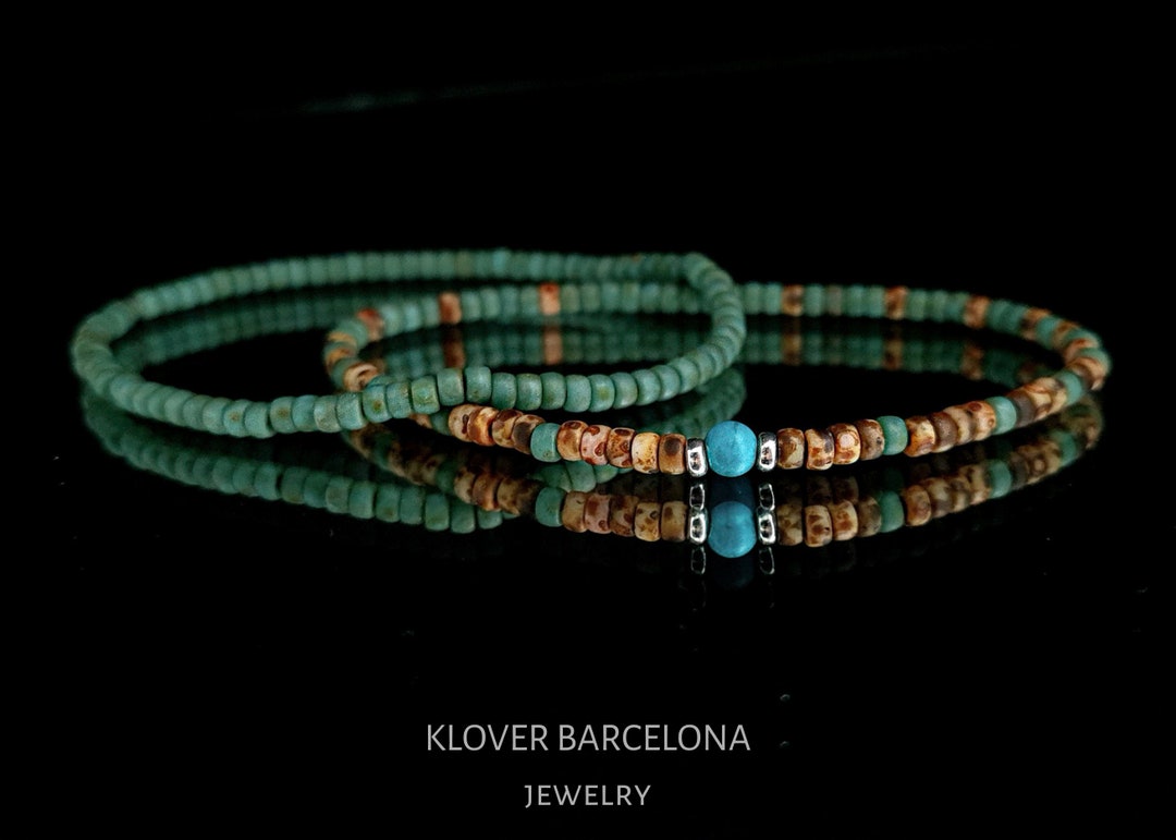 Aztec Bracelet, Turquoise Stone Bracelet, Christmas Gift, Husband Gift ...