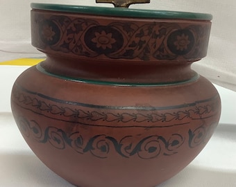 Art & Collectibles Rare 1860’s Prattware Terracotta Greek Tobacco Jar ...