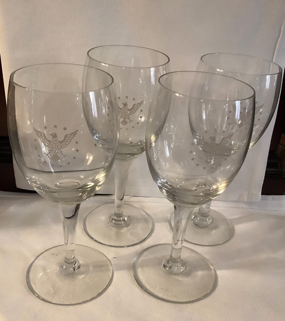 Vintage Pan Am “president” Wine Glasses Set of 4 - Etsy
