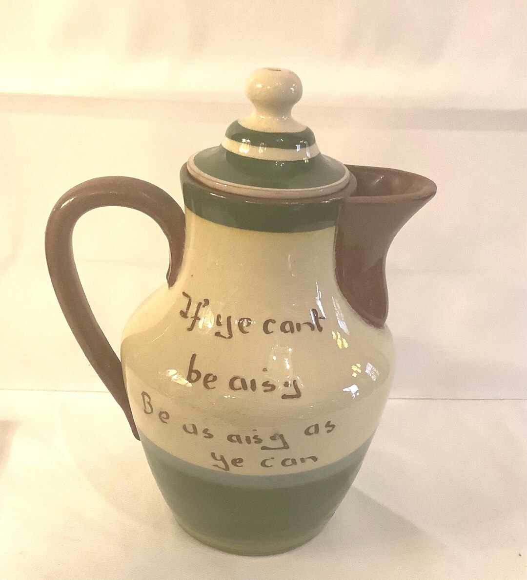 Torquay Motto Ware Exeter Pottery Coffee Pot - Etsy