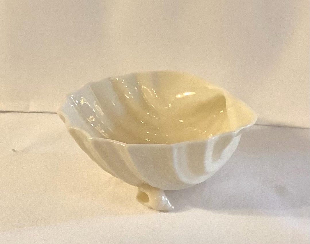 Irish Belleek “neptune” Open Salt - Etsy