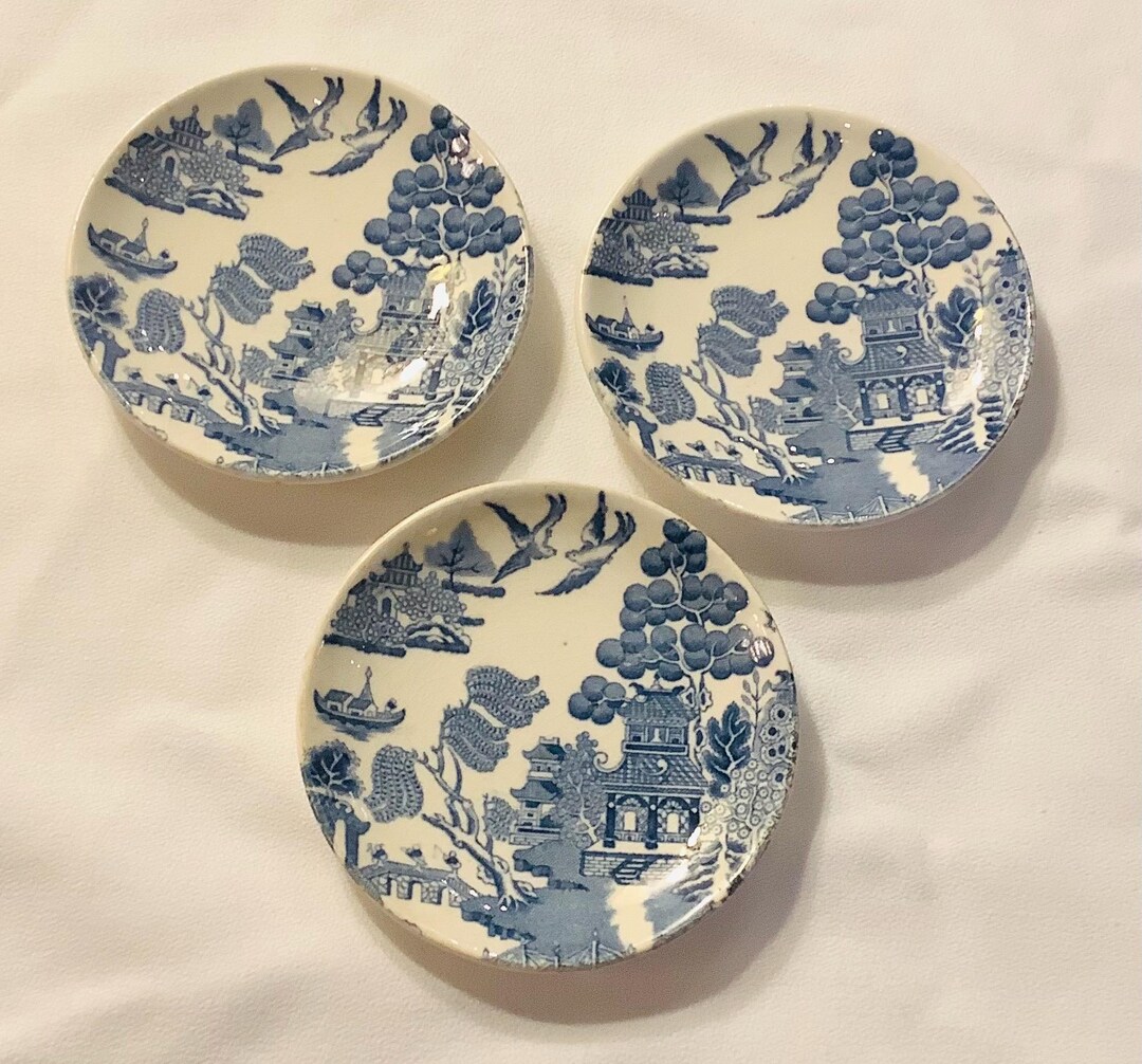 Wedgwood Willow Butter Pats Set of 3. - Etsy