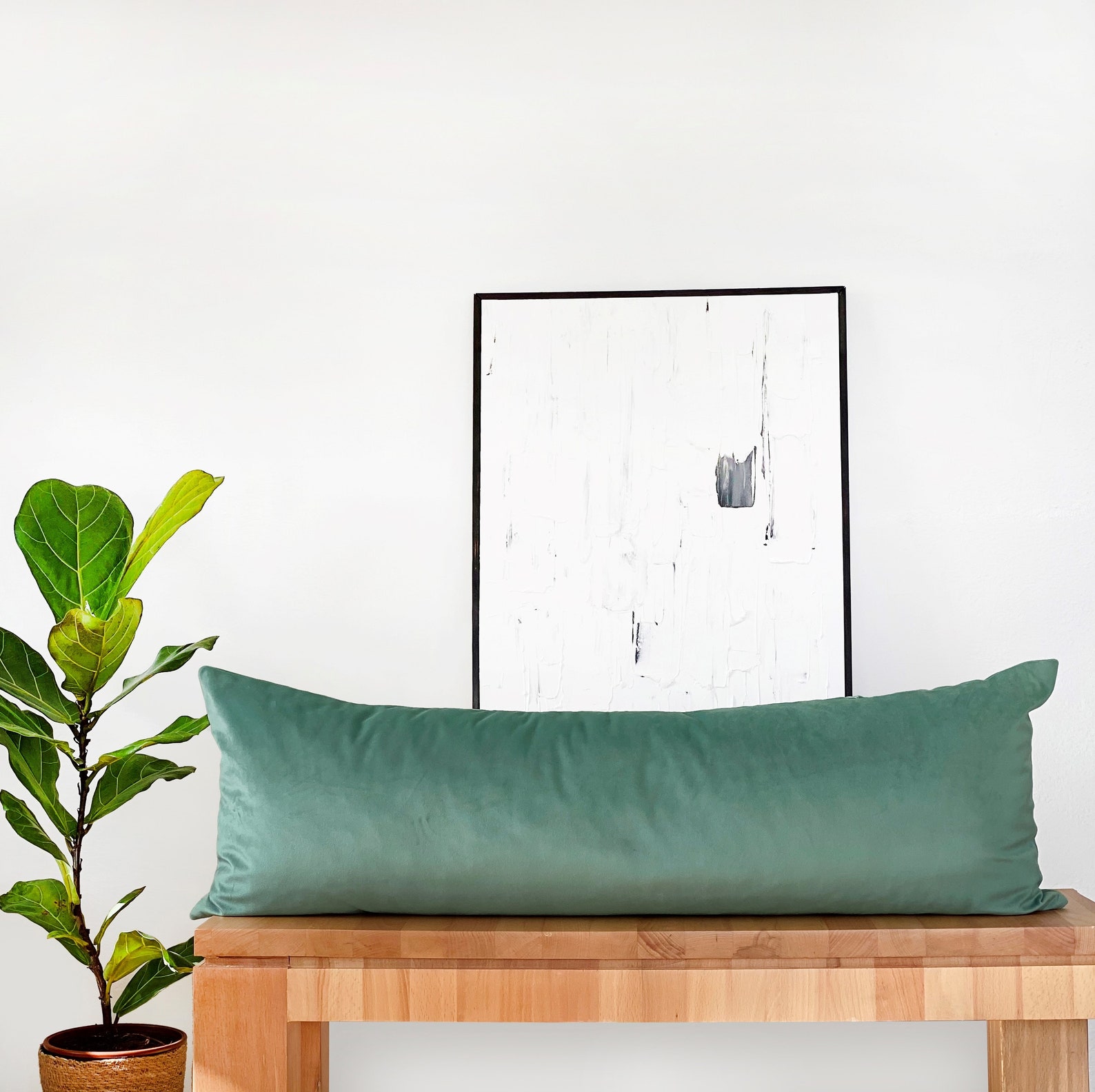 Extra Long Lumbar Pillow Cover XL Velvet Lumbar Throw Pillow - Etsy