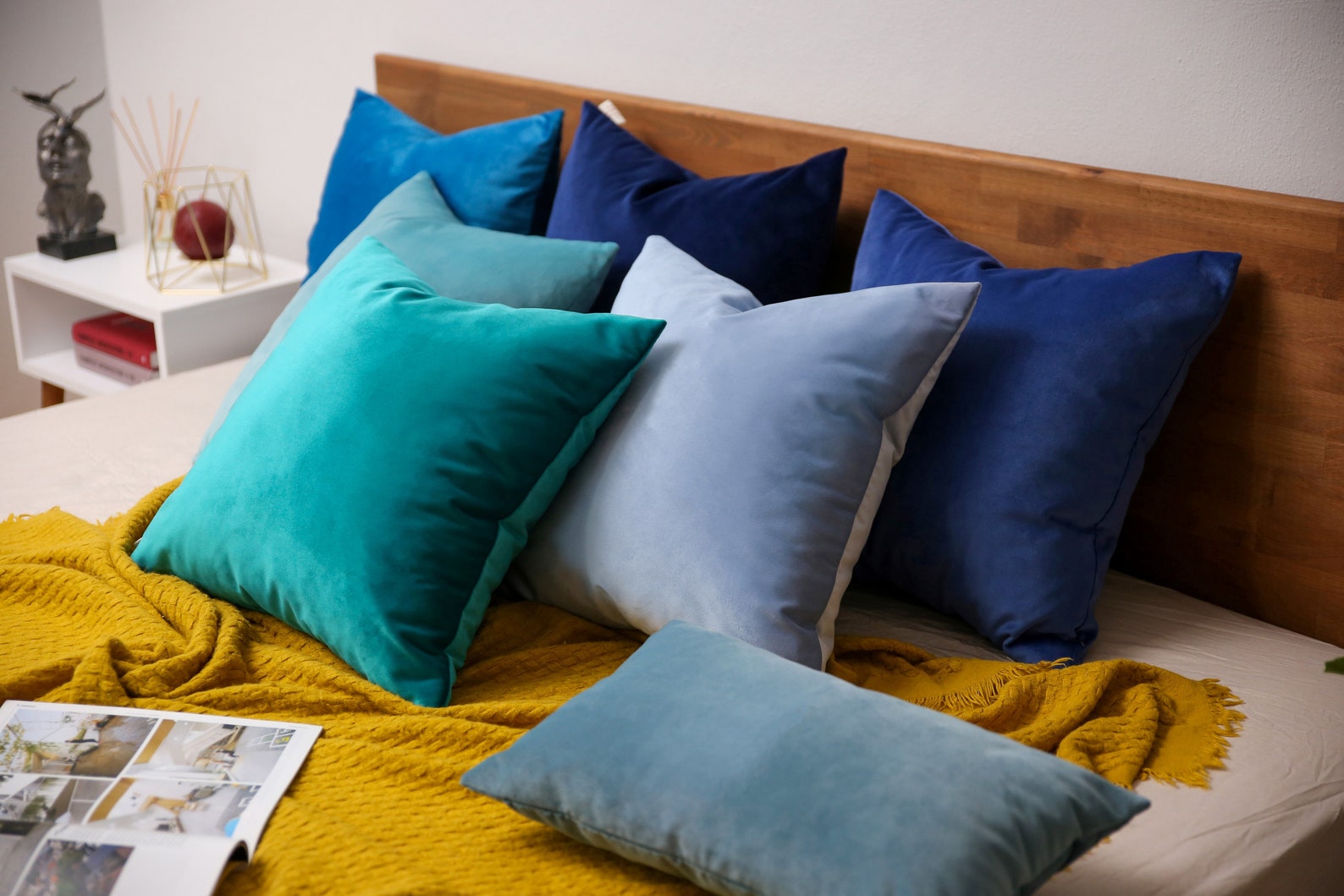 Velvet Pillow Cover Velvet Throw Pillow Cover Velvet Pillow - Etsy