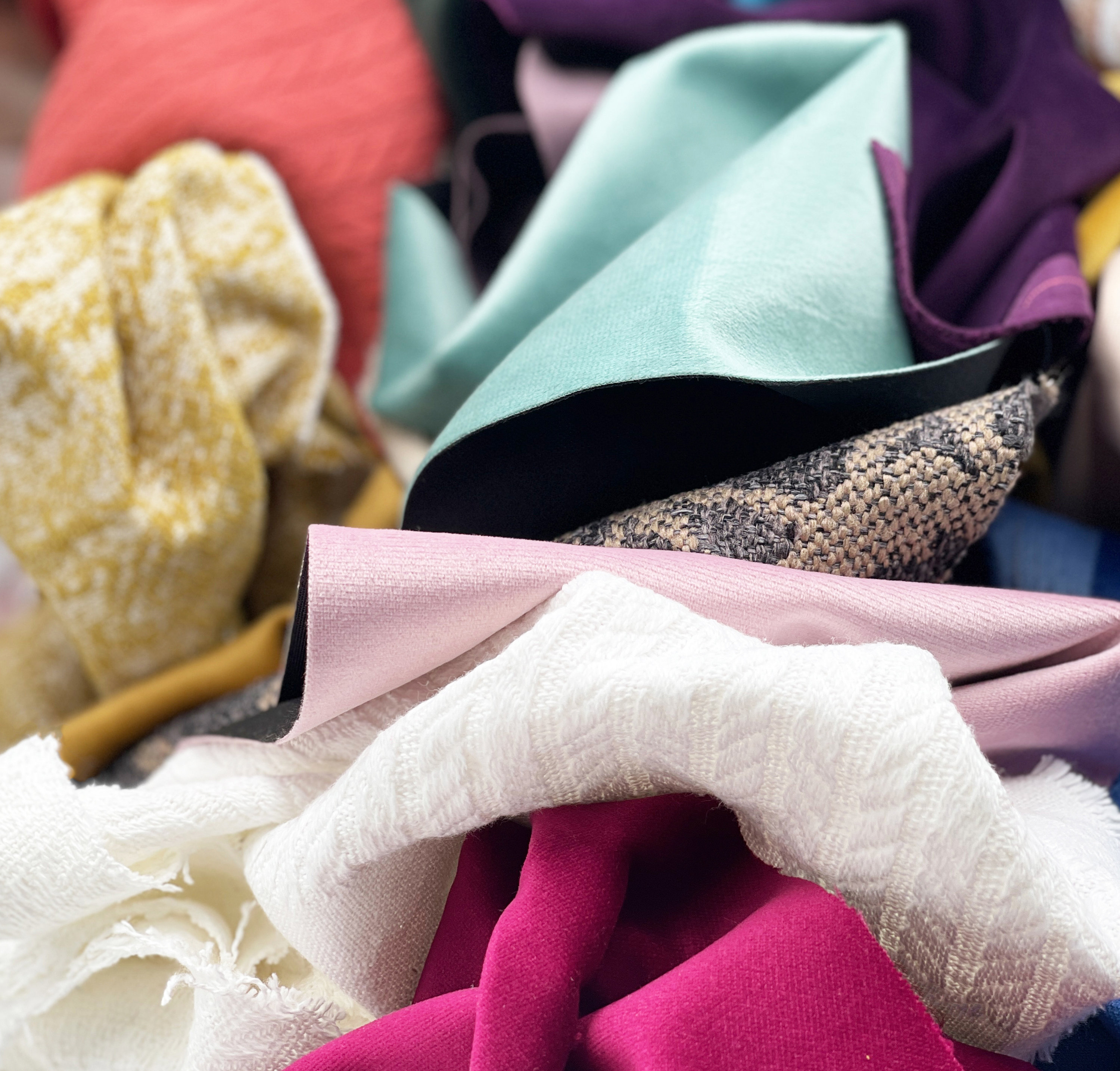 Fabric Scraps, Designer Fabric Bundle, Fabric Remnants, Mystery Bundle ...