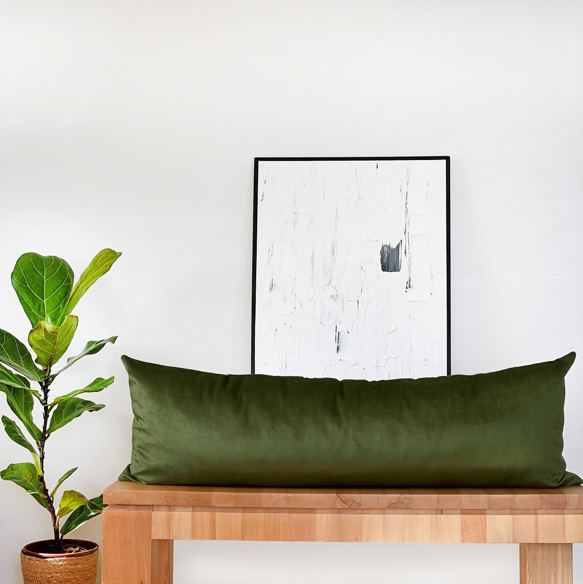 Extra Long Lumbar Pillow Cover XL Velvet Lumbar Throw Pillow - Etsy