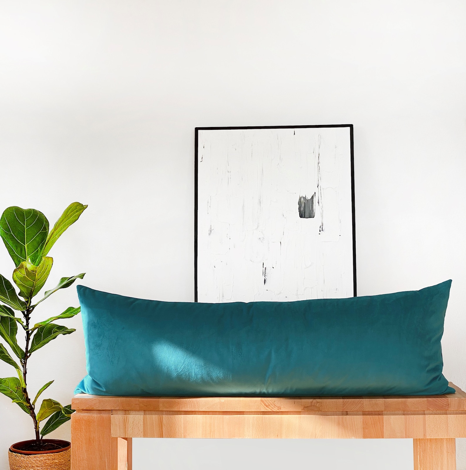 Extra Long Lumbar Pillow Cover XL Velvet Lumbar Throw Pillow - Etsy