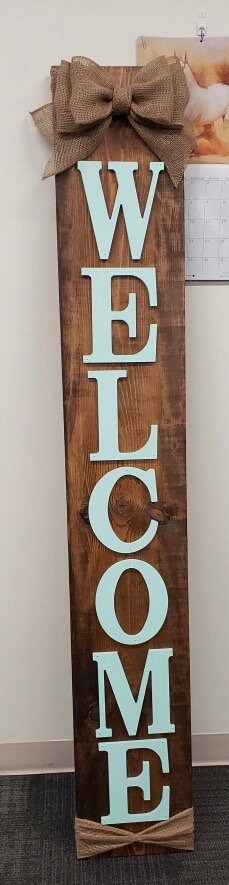 Cool-toned Porch Sign - Etsy