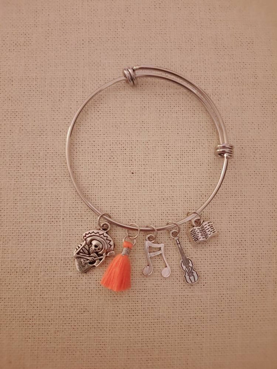 Coco Inspired Bracelet, Fiesta Charms, Day of the Dead, Heritage, Walt ...