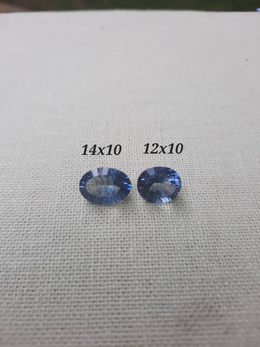Iolite Quartz Oval Gemstones, 12x10 14x10, Millennium Cut, Intense ...