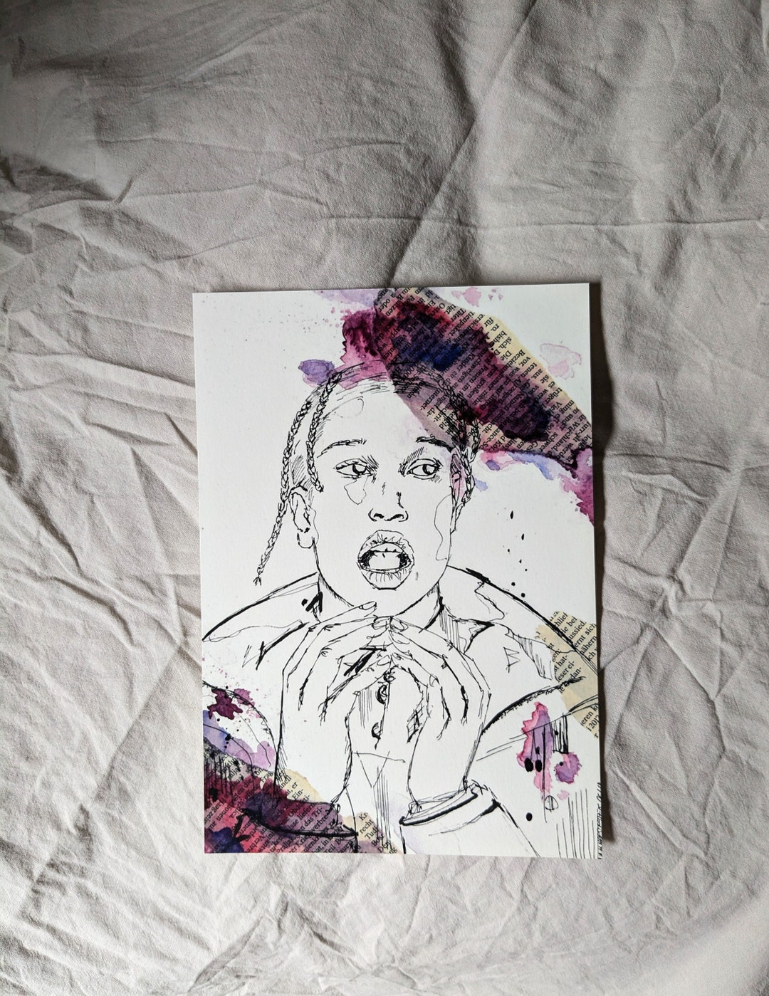 ASAP Rocky Fan Art Poster Asap Rocky Wall Decoration Art Gift Idea ...