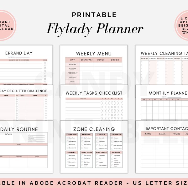 Flylady Printable - Etsy