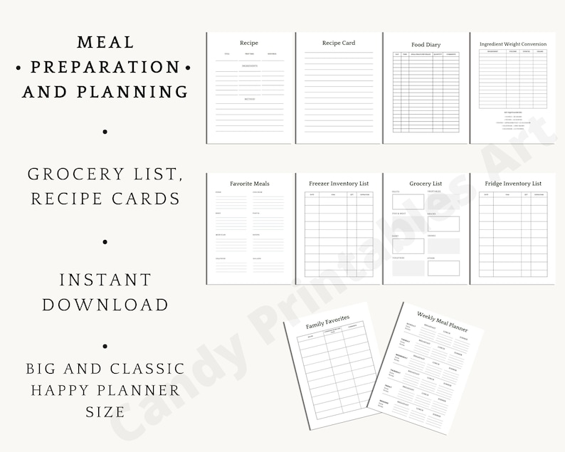 Home Management Binder Printable Checklists for Household - Etsy