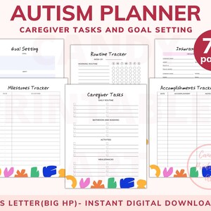 Autism Binder, Autism Planner Notebook for Aspergers Autism Care - Etsy