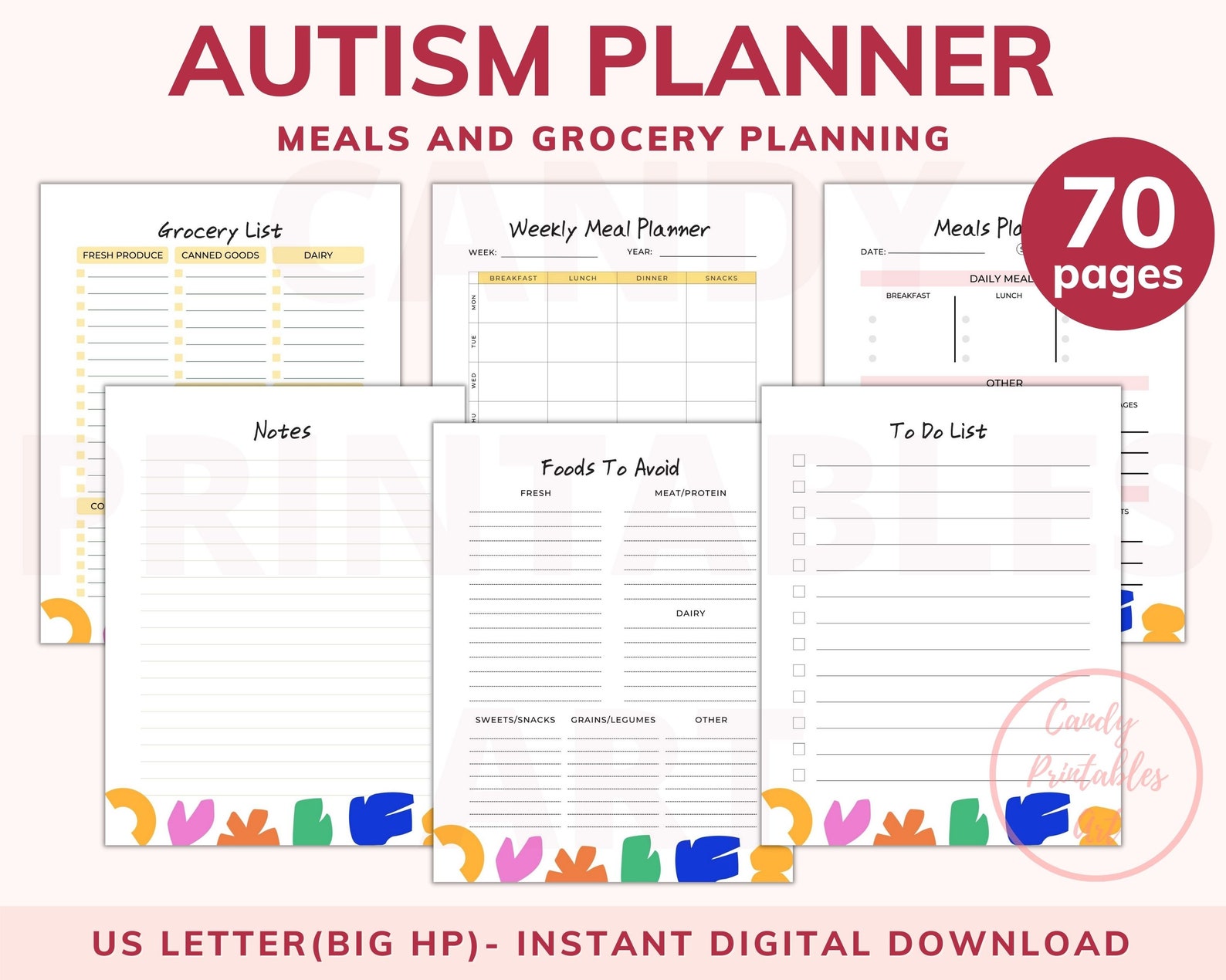 Autism Binder Autism Planner Notebook for Aspergers Autism - Etsy