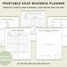 Soap Planner, Printable Soap Business Bundle & Recipe Sheets - Etsy