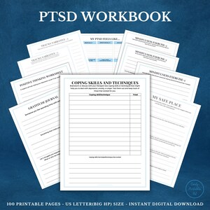 PTSD Workbook: Trauma Healing Journal, Printable Planner (PDF) - Etsy