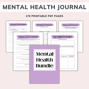 Therapy Worksheets Bundle, CBT Tools for Anxiety, 6 Printable DBT ...