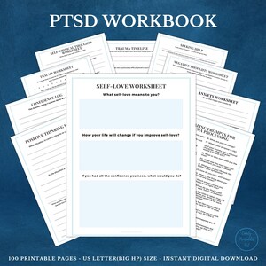 PTSD Workbook: Trauma Healing Journal, Printable Planner (PDF) - Etsy