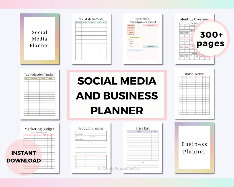 Life Organizer Bundle Productivity Planner 2023 Printable - Etsy