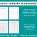 ADHD Workbook, Executive Function Planner, Adult ADHD Therapy Coping ...