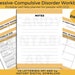 OCD Workbook OCD Therapy Planner Printable Obsessive Compulsive ...