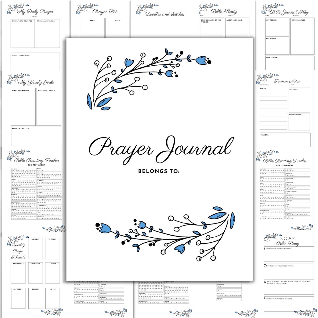 Prayer Binder Printable, Catholic Mom Planner, Bible Tracker, Daily ...