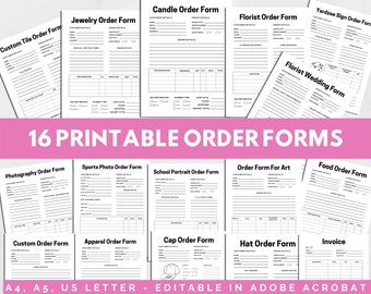 Sewing Invoice Template - Etsy