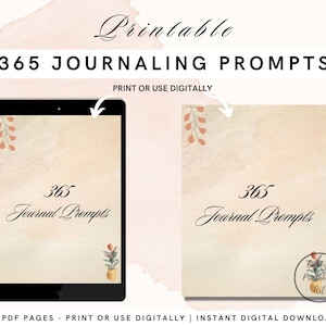 365 Journal Prompts, Reflective Writing Daily Questions for Mental ...