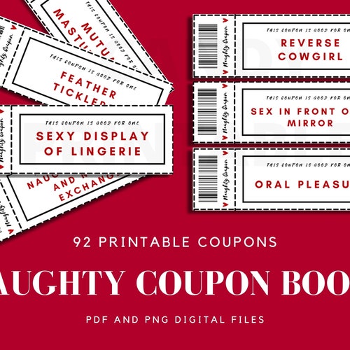 Printable Love Coupons For Him Naughty Coupons Sex Coupons Etsy