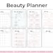 Beauty Planner, Skin Care Planner, Skincare Journal, Glow up Planner ...
