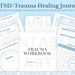 PTSD Worksheets Trauma Processing Journal Prompts Ptsd Planner Dbt CBT ...