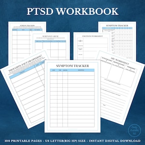 PTSD Workbook: Trauma Healing Journal, Printable Planner (PDF) - Etsy