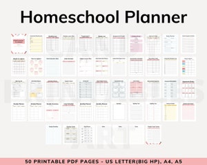 Editable Homeschool Schedule 2020-2021 Homeschool Planner - Etsy Canada