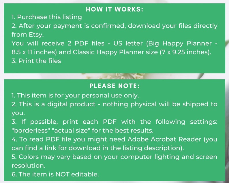ADHD Calendar ADHD Planner Adults Planner For Adhd Life Etsy