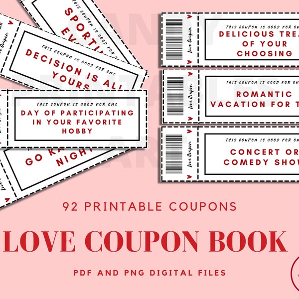 Coupon Book for Boyfriend - Etsy