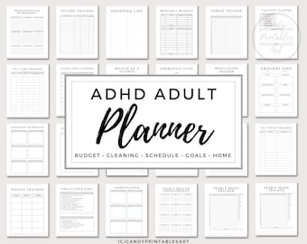 Adhd Friendly Planner - Etsy