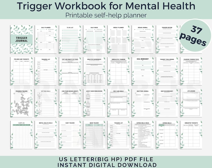 Printable, Trigger List, GTD, Happy Planner - Etsy Canada