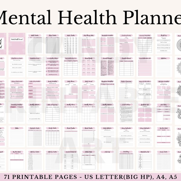 Health Planner - Etsy