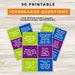 Icebreaker Questions Printable, Conversation Starter Cards ...