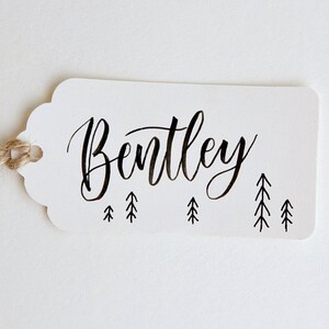 Custom Hand-lettered Gift Tags Christmas / Holiday / Event / Party - Etsy