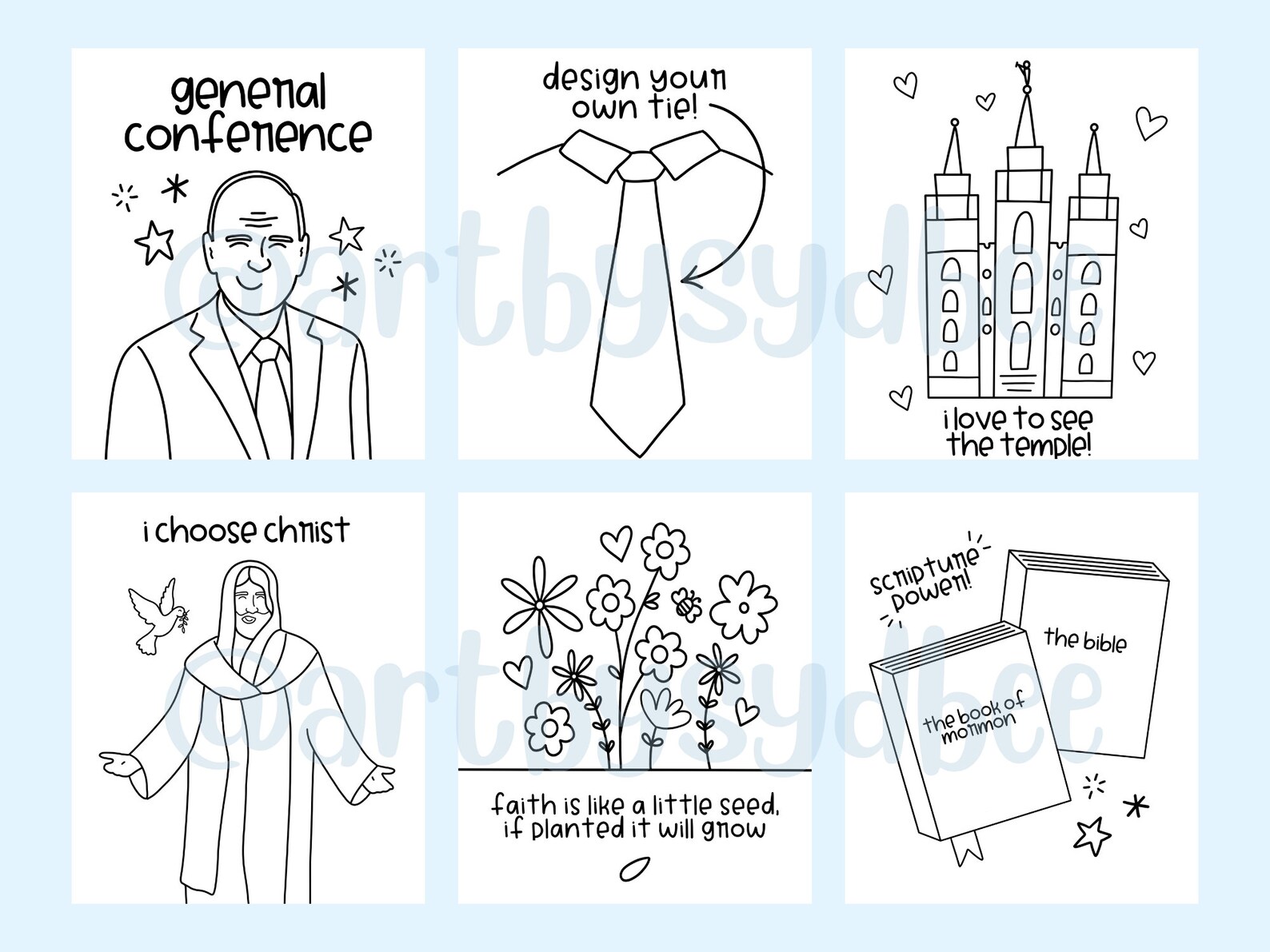 General Conference Coloring | General Conference Printable | General ...