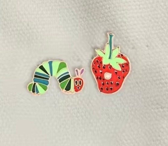 The Very Hungry Caterpillar Pin Badges Twin Pack - Etsy