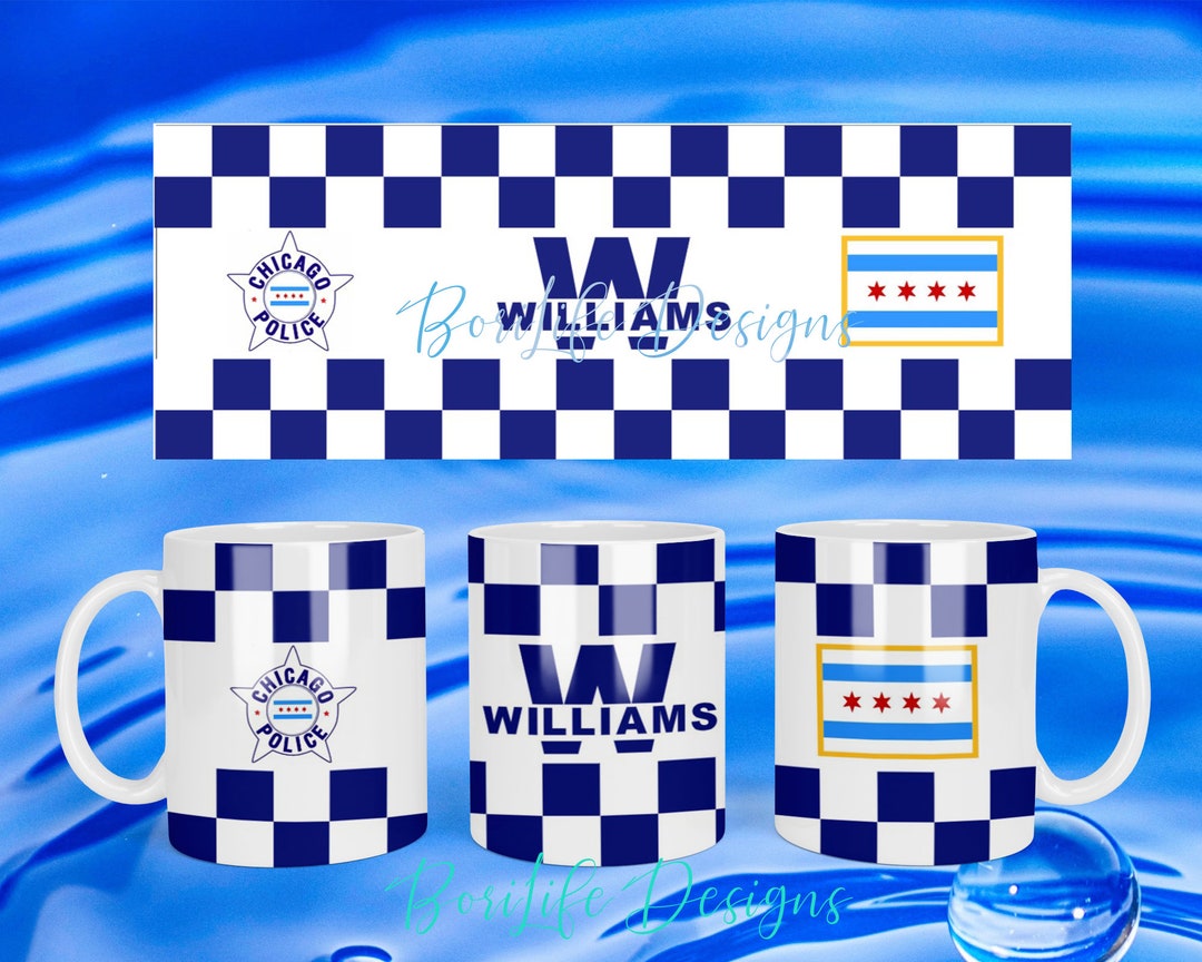 Personalized Chicago Police Coffee Mug With CPD Star, Name, and Chicago ...