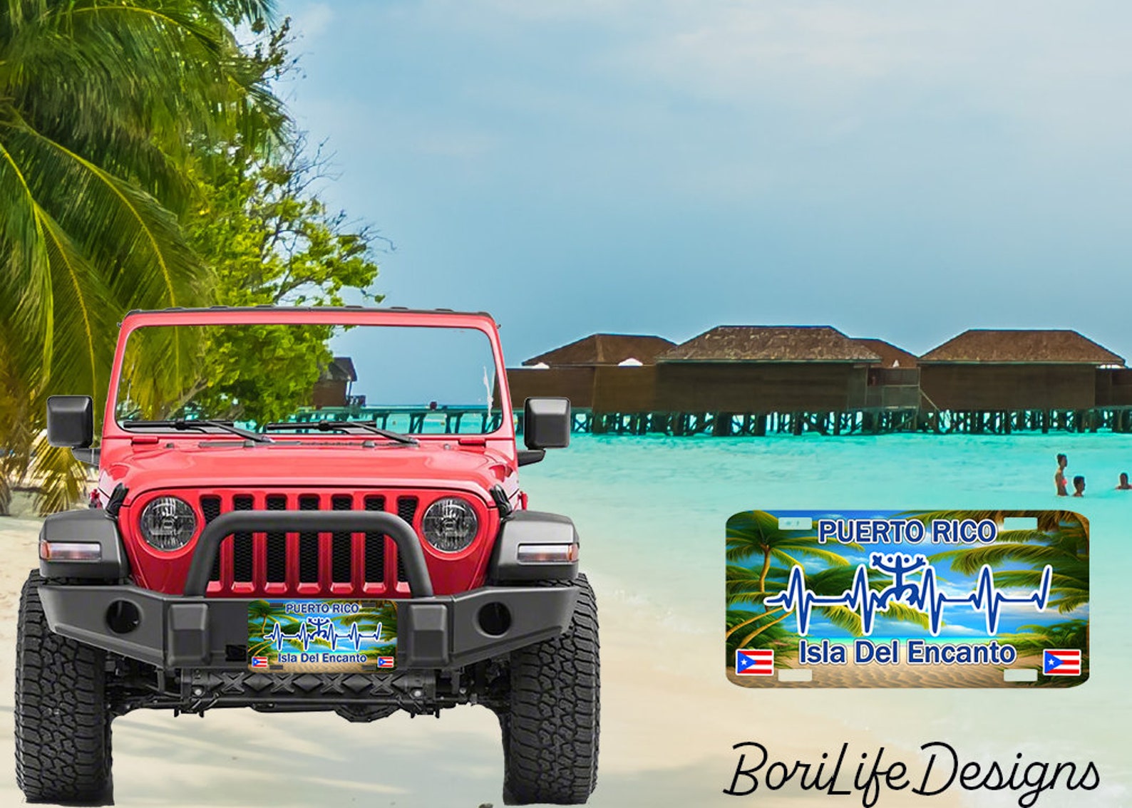 Personalized Puerto Rico License Plate Designs, Vanity Plate, Front ...