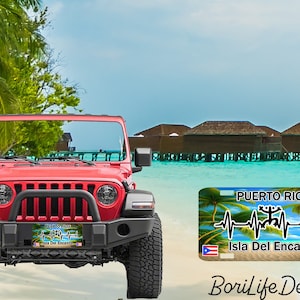 Personalized Puerto Rico License Plate Designs, Vanity Plate, Front ...